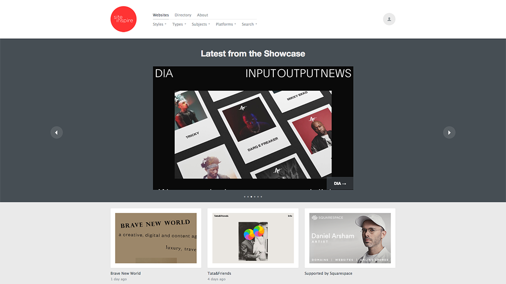 6 website boleh dijadikan Inspirasi web design | Design Professional ...